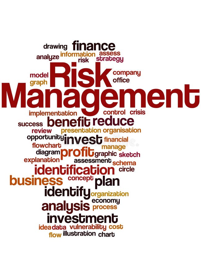 Risk Management, Word Cloud Concept 9 Stock Illustration - Illustration ...