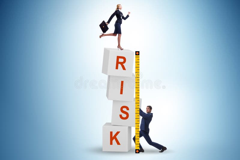 Risk Measurement and Assessment Concept Stock Image - Image of diagram ...