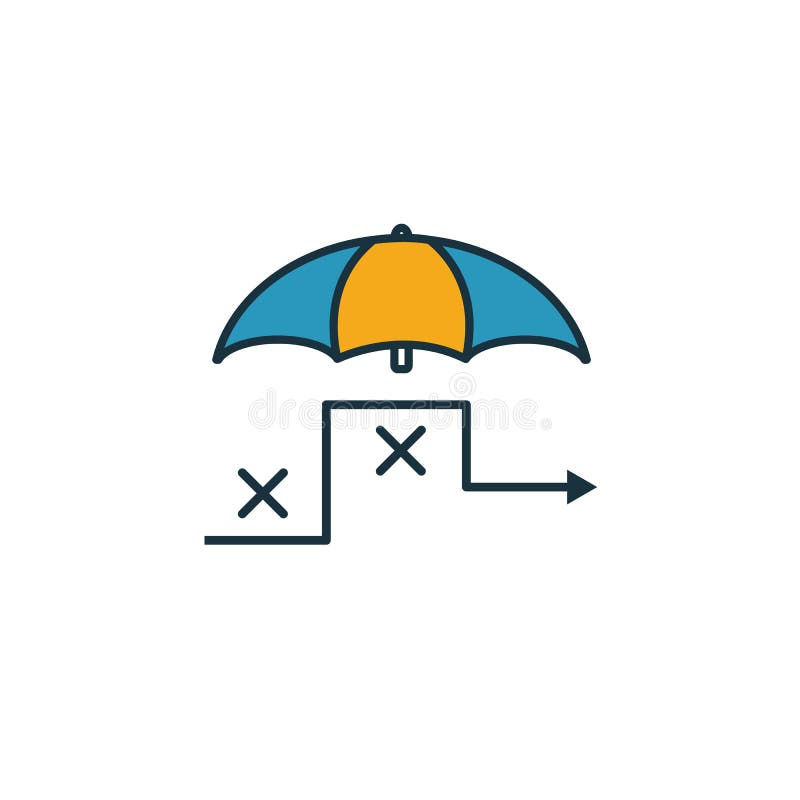 Risk Plan Icon Set. Four Simple Symbols in Diferent Styles from Risk ...