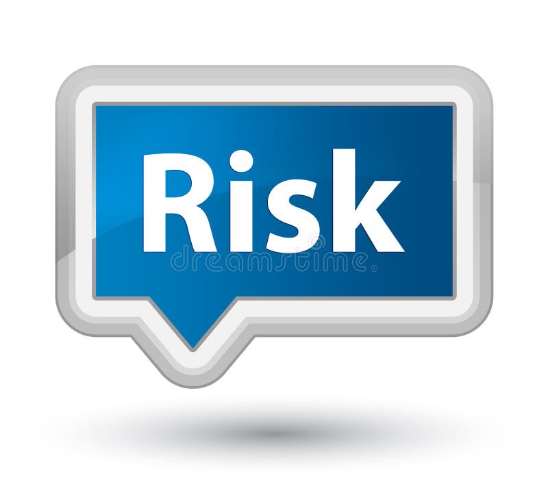 Risk Prime Blue Banner Button Stock Illustration - Illustration of ...
