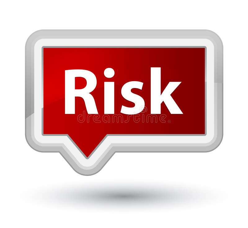 Risk Prime Red Banner Button Stock Illustration - Illustration of risk ...