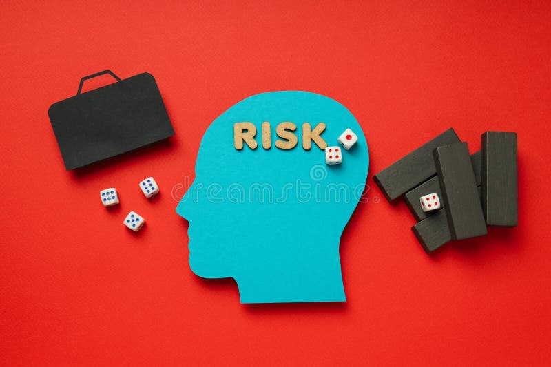 Risk Protection and Eliminating the Risk, Top View Stock Photo - Image ...