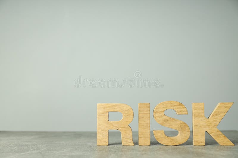 Risk Protection and Eliminating the Risk, Space for Text Stock Photo ...