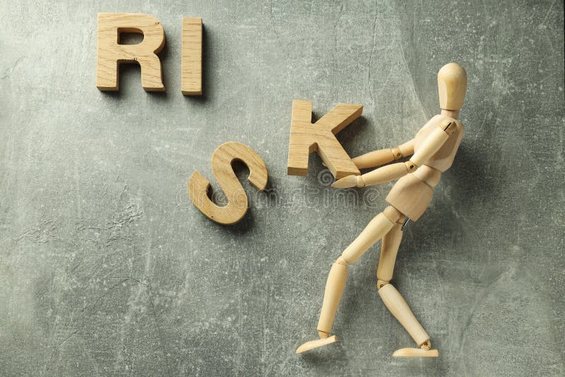 Risk Protection and Eliminating the Risk, Top View Stock Photo - Image ...