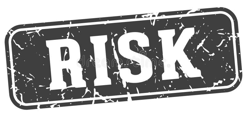 Risk Rectangular Sign. Risk Stamp Stock Vector - Illustration of design ...
