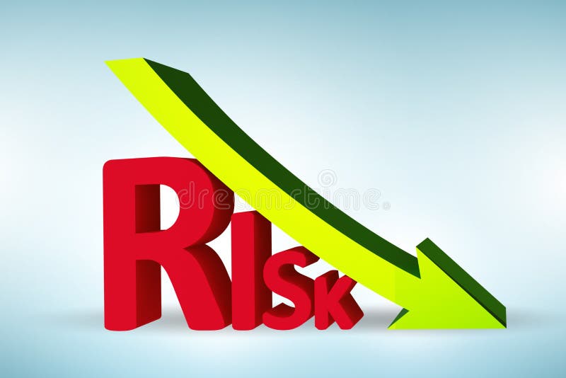 Risk Reduction Concept with Graph Stock Image - Image of concept ...