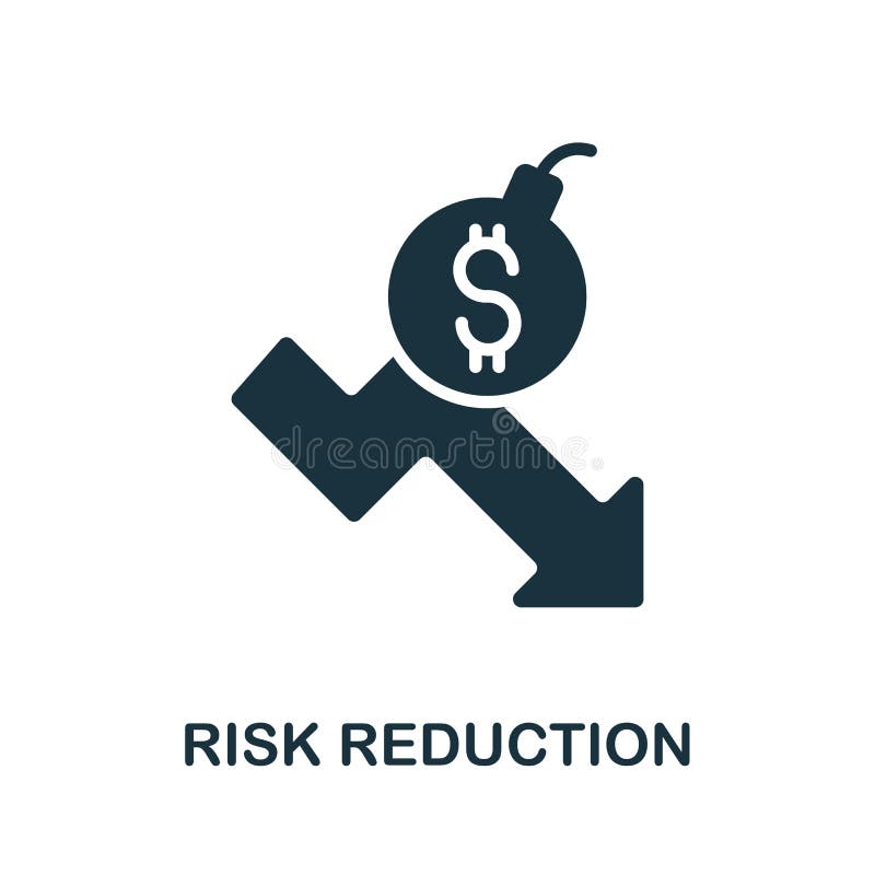 Risk Reduction Icon. Simple Element from Investment Collection ...