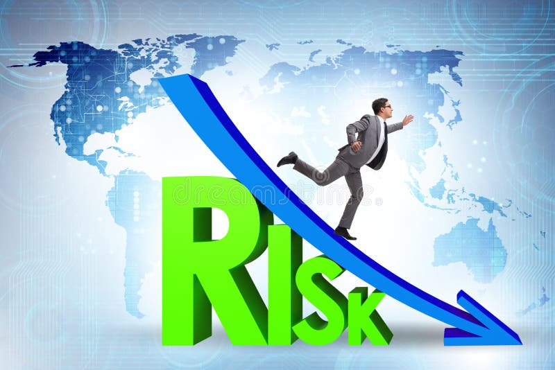 Risk Reduction and Mitigation Concept with Businessman Stock ...