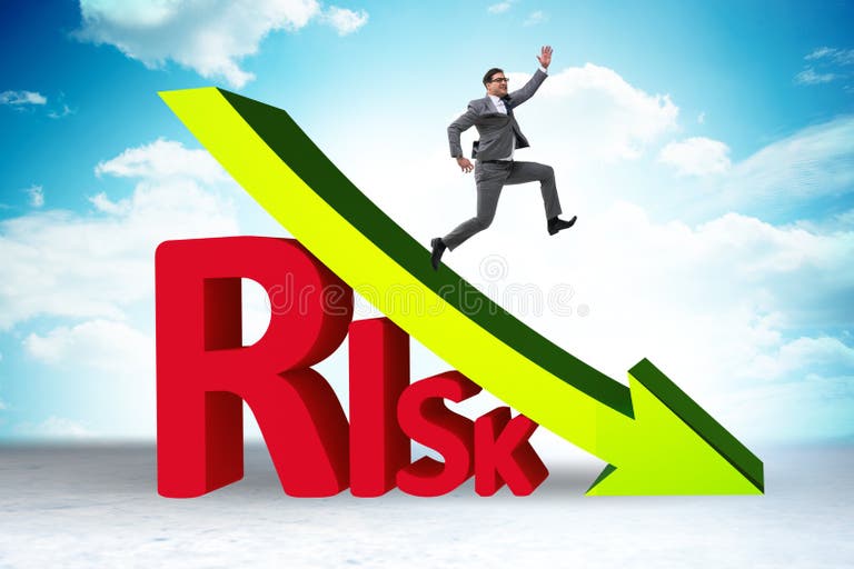 Risk Reduction and Mitigation Concept with Businessman Stock Photo ...