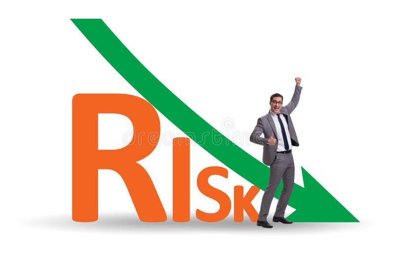 Risk Reduction and Mitigation Concept with Businessman Stock Image ...