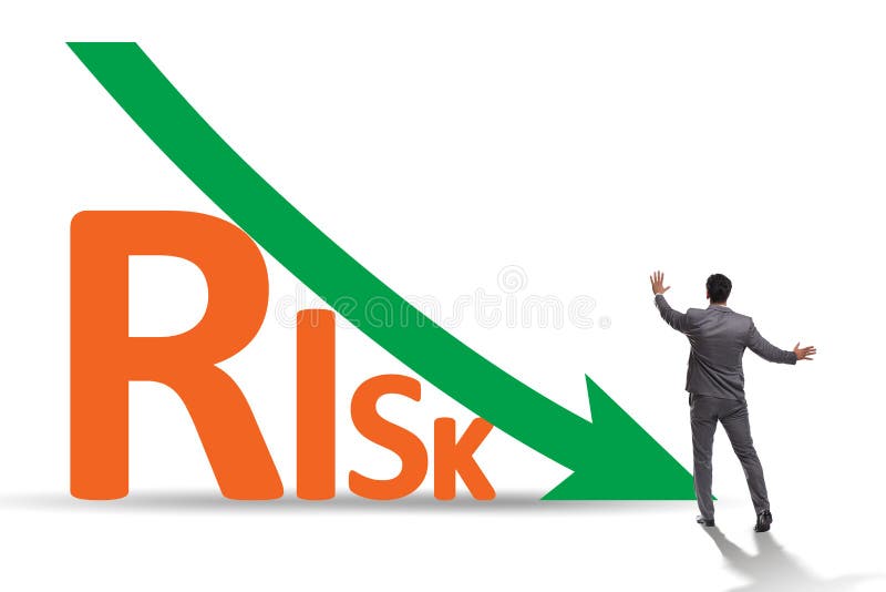 Risk Reduction and Mitigation Concept with Businessman Stock Image ...
