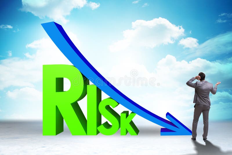 Risk Reduction and Mitigation Concept with Businessman Stock Photo ...