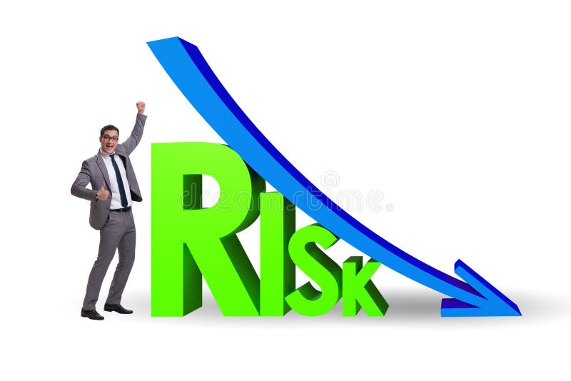 Risk Reduction and Mitigation Concept with Businessman Stock Image ...