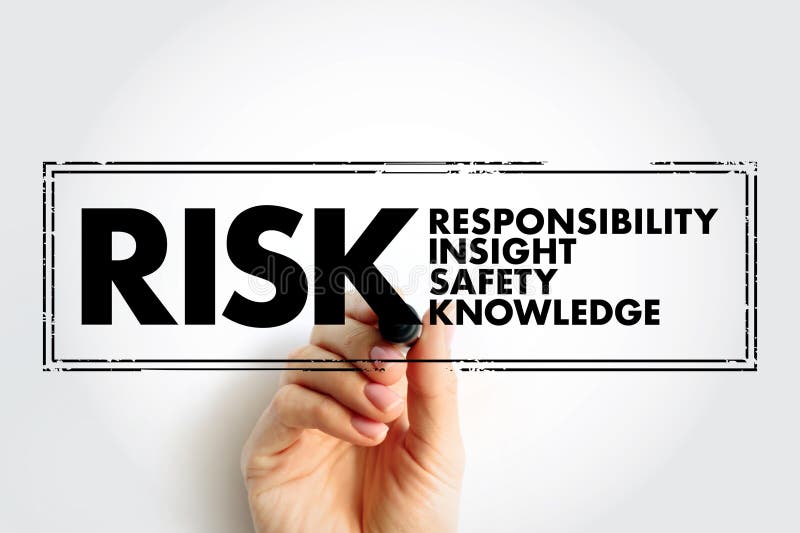 RISK - Responsibility Insight Safety Knowledge Acronym, Business ...