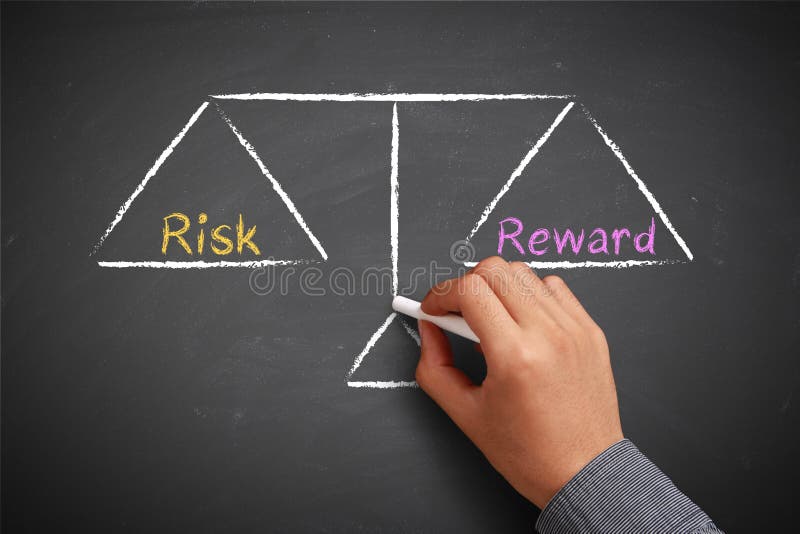 Risk and reward balance stock image. Image of financial - 52400535