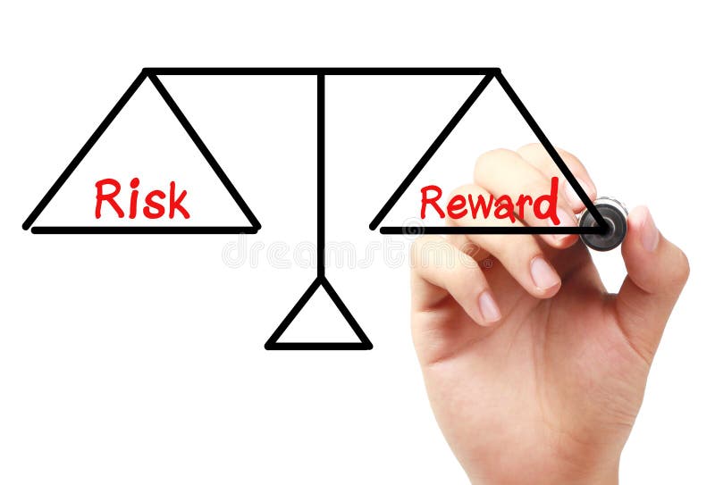 Risk and reward balance stock image. Image of financial - 52400535