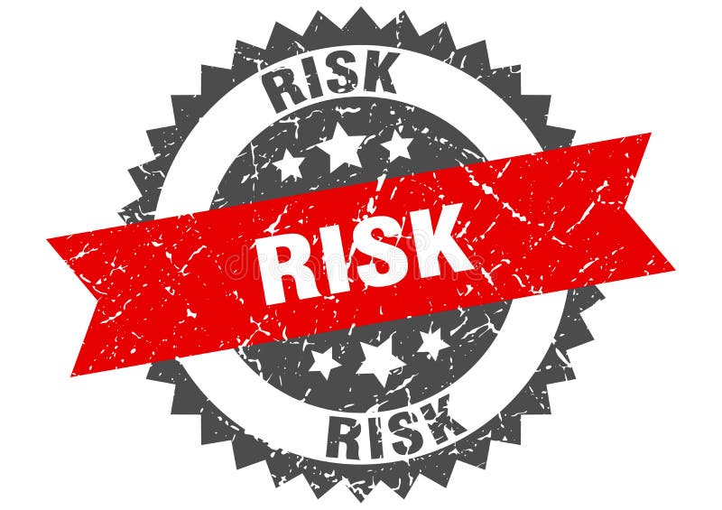 Risk Stamp. Risk Grunge Round Sign. Stock Vector - Illustration of ...
