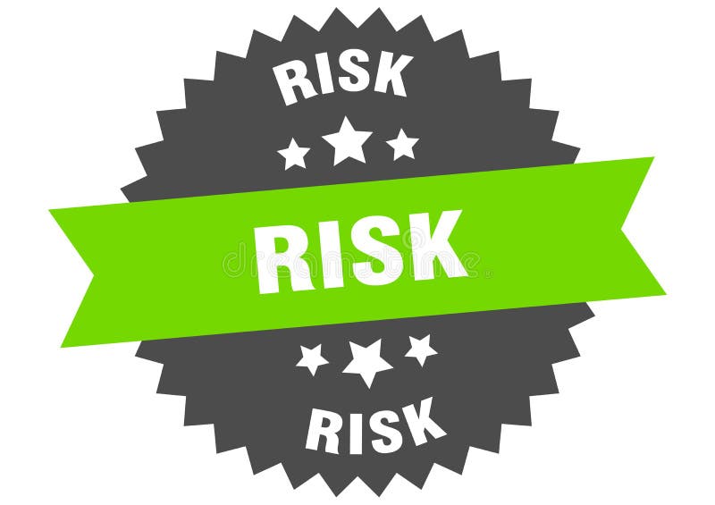 Risk Sign. Risk Circular Band Label. Risk Sticker Stock Vector ...