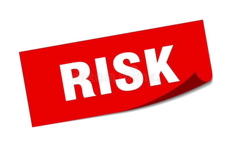 Risk Sticker. Risk Square Sign Stock Vector - Illustration of risk ...