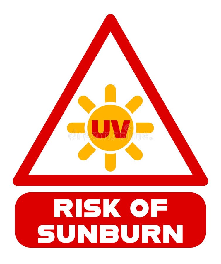 Sunburn Danger Sign Stock Illustrations – 340 Sunburn Danger Sign Stock ...