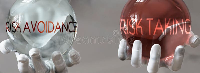 Risk Taking and Risk Avoidance in a Balanced Life - Pictured As Words ...