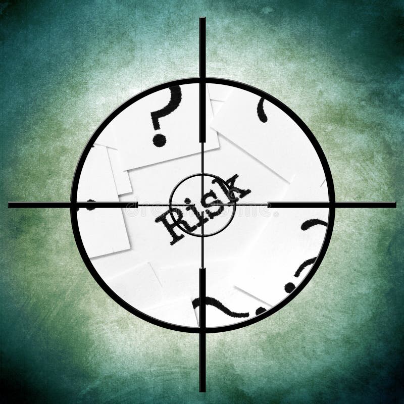 Risk target concept stock image. Image of conceptual - 173715623