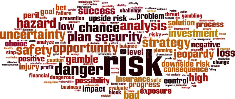 Risk analysis word cloud stock vector. Illustration of business - 179916040