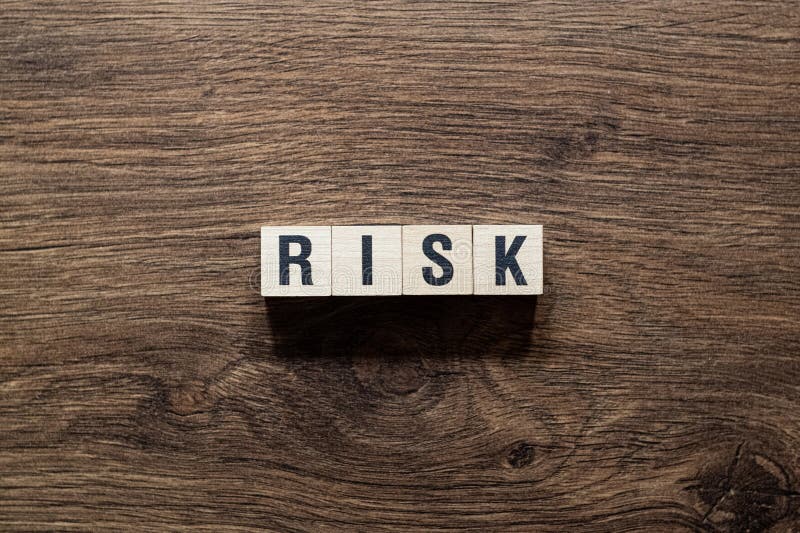 Risk - Word Concept on Building Blocks, Text Stock Image - Image of ...