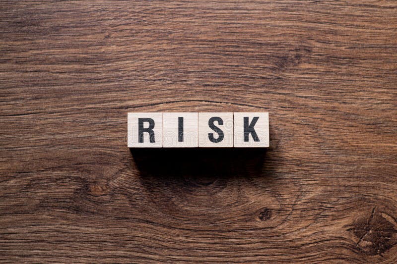 Risk - Word Concept on Building Blocks, Text Stock Photo - Image of ...