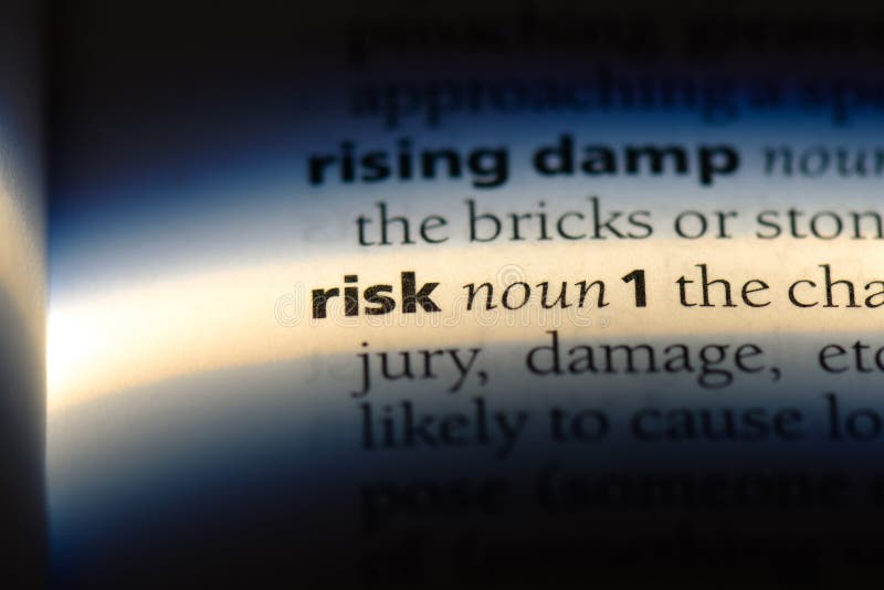 Risk stock photo. Image of idea, macro, printed, book - 126615016