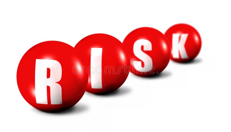 Risk 3d word stock illustration. Illustration of background - 114612465