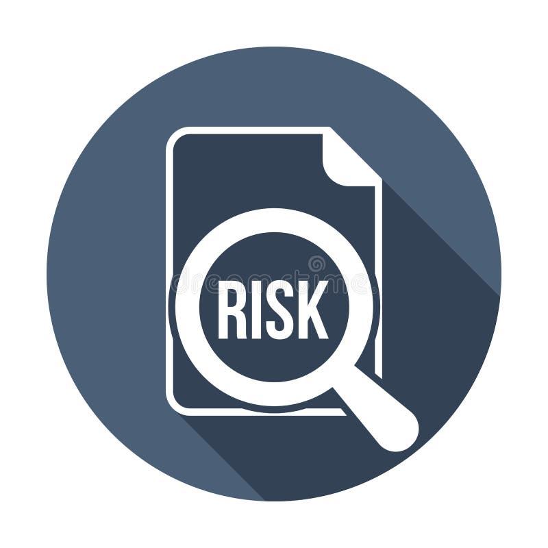 Risk Word Magnifying Glass. Risk Managment Icon Stock Vector ... Risk Word Magnifying Glass. Risk Managment Icon Stock Vector ...
