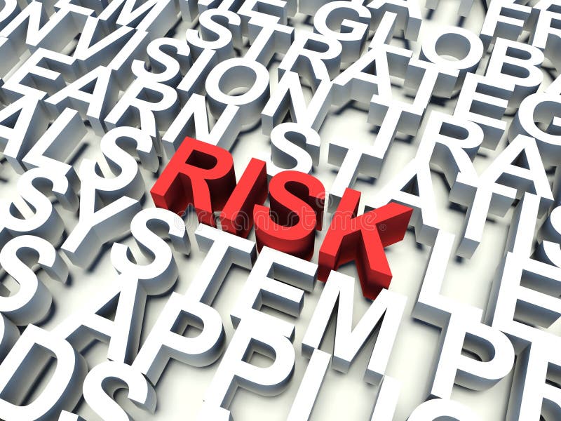 Risk stock illustration. Illustration of advertisement - 38822315