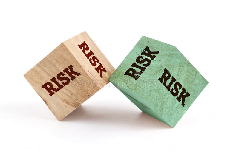 Risk Word Written on Cube Shape. Stock Image - Image of avoid ...