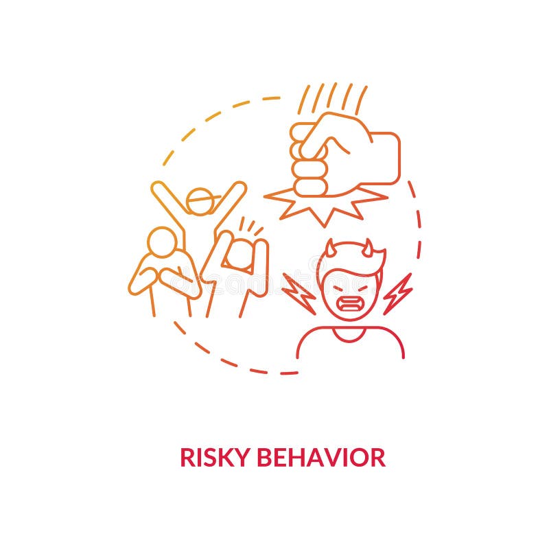 Risky Behavior, Extreme Recreation and Danger Activity Concept. Risk ...