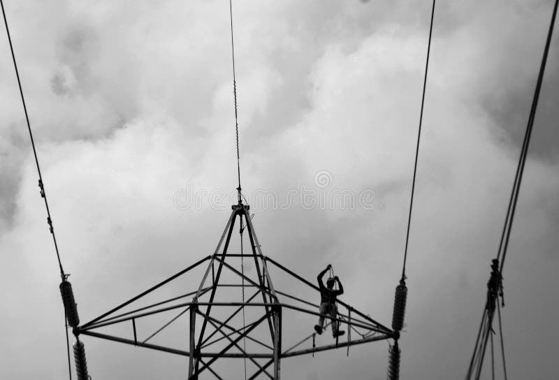 Risky Job - Working with Chemicals Stock Image - Image of production ...
