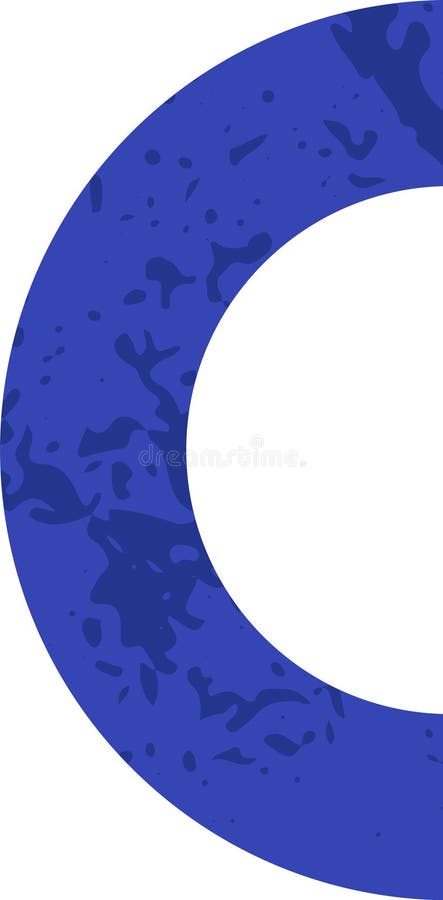 Risograph Half Circle Shape Stock Vector - Illustration of symbol ...