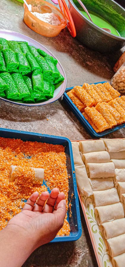 Risol Snacks that are Often Sold in the Indonesian Market Stock Image ...