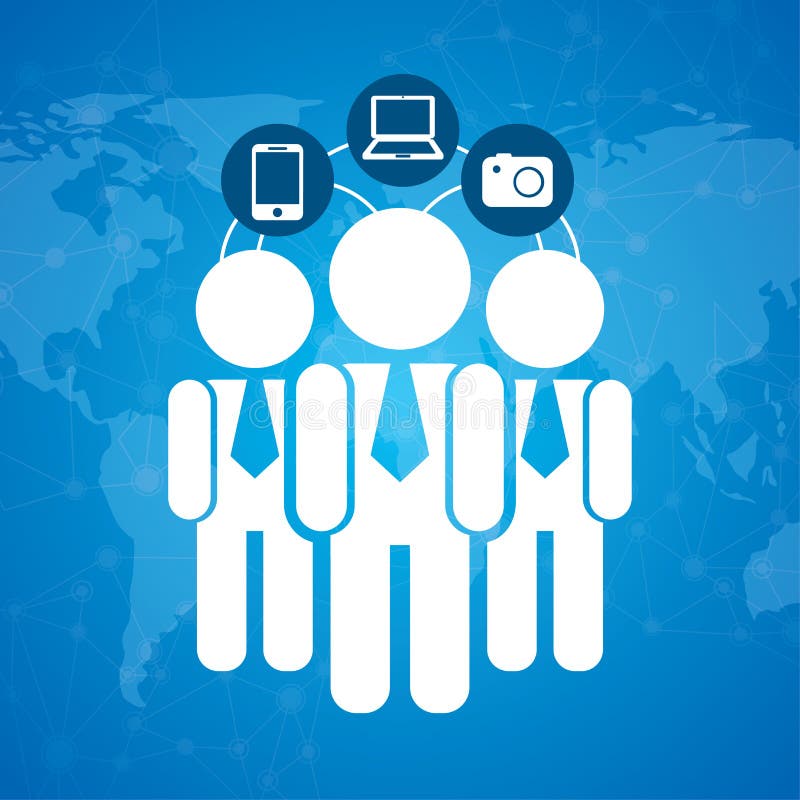 Risorse umane illustrazione vettoriale. Illustrazione di sociale - 33136530