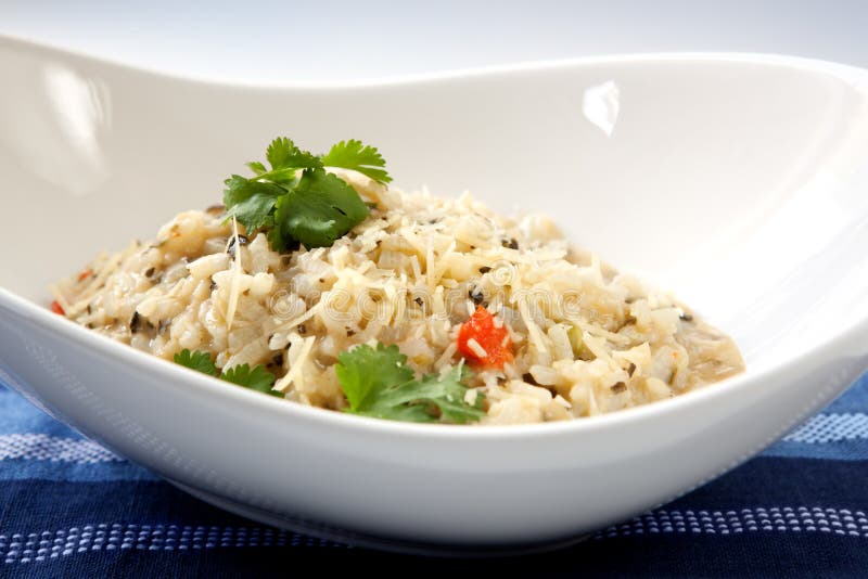 Wild Mushroom Risotto stock image. Image of color, rice - 27568659