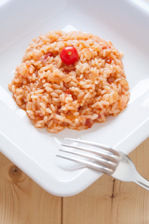 Risotto al pomodoro stock image. Image of vegan, meal - 26106007
