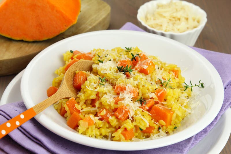 Risotto alla zucca stock photo. Image of seasonal, fresh - 27182974