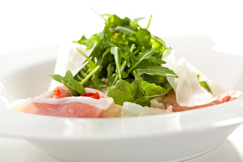 Risotto with Ham stock photo. Image of diet, chicken - 42528042