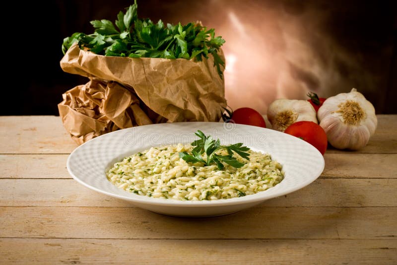 Risotto with Herbs stock photo. Image of italian, flavor - 21044708