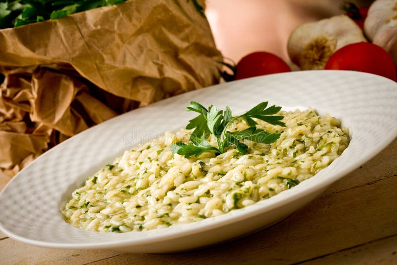 Risotto with Herbs stock image. Image of italian, scented - 21044771