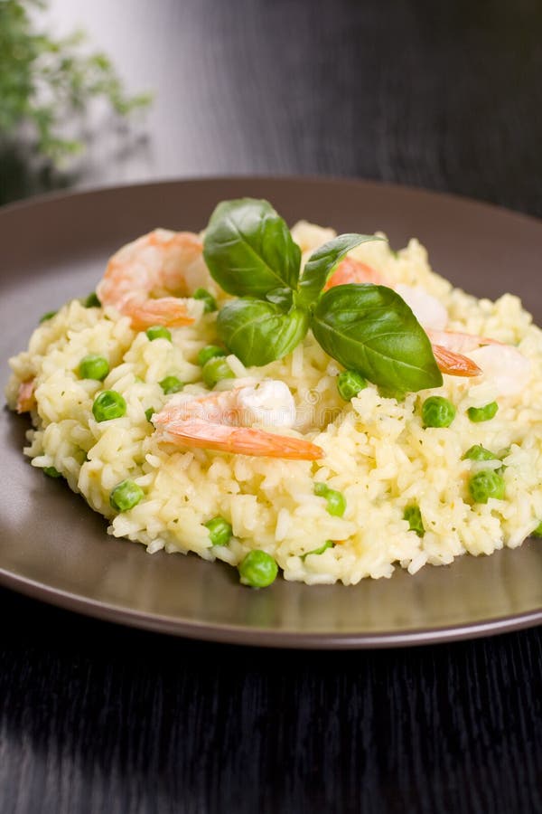 Risotto with seafood stock photo. Image of dinner, seafood - 17734318