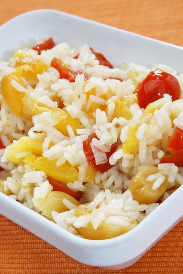 Risotto with Tomato and Apricot Stock Image - Image of fresh, liver ...