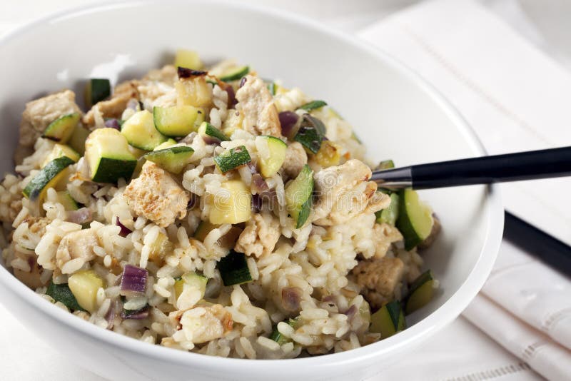 Wild Mushroom Risotto stock image. Image of color, rice - 27568659