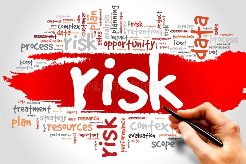 Nuage De Mot De Gestion Des Risques Image stock - Image du transfert ...