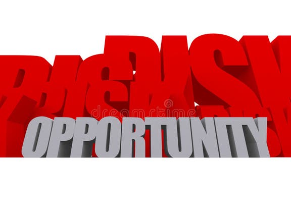 Risque et possibilité illustration stock. Illustration du signe - 2463032